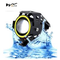 China 4000lm 12V Led Motorcycle Spotlights U7 Fog Driving Lamp High Low Beam for sale