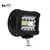 China 60W 20LED Truck LED Work Light 6000K LED Light Bar 4 Inch DC 12V-24V for sale
