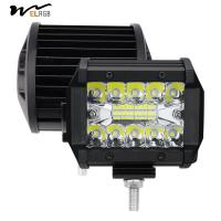 China 60W 20LED Truck LED Work Light 6000K LED Light Bar 4 Inch DC 12V-24V for sale
