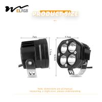 China 3 Inch 40W Off Road Fog Lights 4x4 4000lm Car Laser Fog Lamp for sale