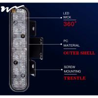 China Ice Blue Motorcycle Flashing Light LED Motorcycle Lights DC12V for sale