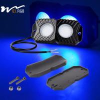 China OEM 12V DC 18W Offroad Rock Lights Brightest Rock Lights For Utv for sale