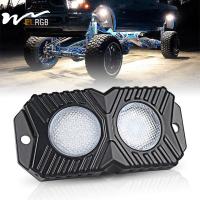 China OEM 12V DC 18W Offroad Rock Lights Brightest Rock Lights For Utv for sale