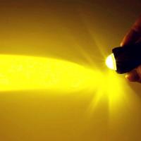 China H4 H6 T19 LED Motorcycle Lights IP68 Yellow Fog Lights Hi Lo Beam for sale