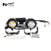 China H4 H6 T19 LED Motorcycle Lights IP68 Yellow Fog Lights Hi Lo Beam for sale