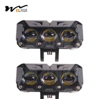 China White Yellow Motorbike Headlamp LED Motorcycle Lights IP67 30000 Hours Lifespan for sale