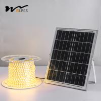 China 3000K Lithium Battery Solar Powered LED Strip Rgb Solar Led Tape Lights for sale