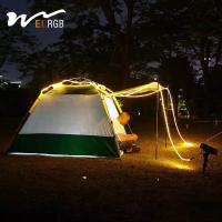 China IP65 IP67 Solar Powered Led Strip Lights Outdoor 6500K Solar Led Rope for sale