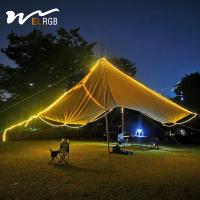 China IP65 IP67 Solar Powered Led Strip Lights Outdoor 6500K Solar Led Rope for sale