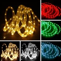 China IP65 IP67 Solar Powered Led Strip Lights Outdoor 6500K Solar Led Rope for sale