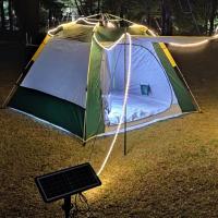 China IP65 IP67 Solar Powered Led Strip Lights Outdoor 6500K Solar Led Rope for sale
