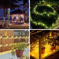 China IP65 IP67 Solar Powered Led Strip Lights Outdoor 6500K Solar Led Rope for sale