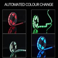 China 100lm 250LM Solar Powered LED Strip Solar Rope String Lights RoHS for sale