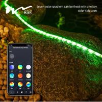 China 100lm 250LM Solar Powered LED Strip Solar Rope String Lights RoHS for sale