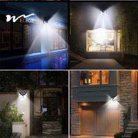 China 1000LM 100 LED Solar Powered Lights Solar Motion Detector Lights for sale
