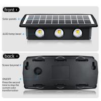China 2 Mode RGB Wall Light LED Solar Powered Lights IP65 Color Changing for sale