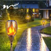 China IP65 Waterproof Solar Flame Torch Light 2700K Soft Warm White for sale