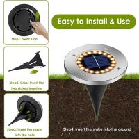 China Garden LED Solar Powered Lights IP65 0.5W Solar Pathway Lights for sale