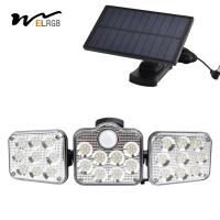 China 2.5W 122PCS LED Solar Powered Lights Motion Sensor Solar Lamp for sale