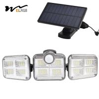 China 2.5W 122PCS LED Solar Powered Lights Motion Sensor Solar Lamp for sale