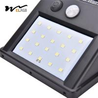 China 300lm PIR Solar Powered Motion Lights 6500k Pir Exterior Wall Lights for sale