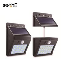 China 300lm PIR Solar Powered Motion Lights 6500k Pir Exterior Wall Lights for sale