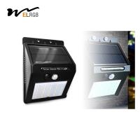 China 300lm PIR Solar Powered Motion Lights 6500k Pir Exterior Wall Lights for sale