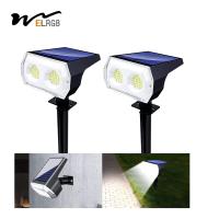 China 48LEDs 108 LEDs Solar Powered Landscape Lights 4 Light Modes for sale