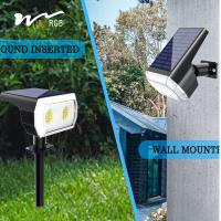 China 48LEDs 108 LEDs Solar Powered Landscape Lights 4 Light Modes for sale