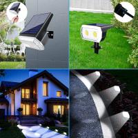 China 48LEDs 108 LEDs Solar Powered Landscape Lights 4 Light Modes for sale