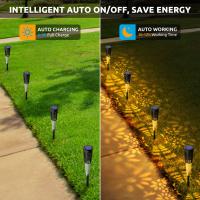 China Solar Garden Walkway Lights LED Solar Powered Lights 3500K Warm White for sale