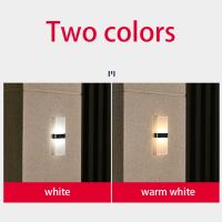 China Acrylic Led Outdoor Wall Sconce LED Solar Powered Lights Cold White Light for sale