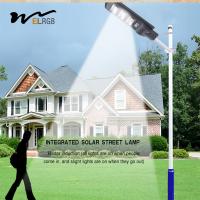 China 30w 60w 90w 120w LED Solar Powered Lights Integrated Motion Detector Street Lights for sale