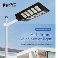 China 600W 800W 1000W LED Solar Powered Lights Solar Panel Street Lamp for sale