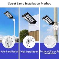 China 600W 800W 1000W LED Solar Powered Lights Solar Panel Street Lamp for sale