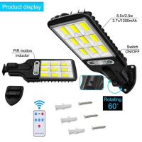 China 3500K Motion Sensor Solar Street Light 3.5W Motion Activated Street Lights for sale