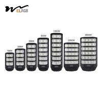 China ABS 1000W 2000W 3000 Watt Solar Street Light 6500K 150lm/W for sale