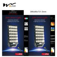 China ABS 1000W 2000W 3000 Watt Solar Street Light 6500K 150lm/W for sale