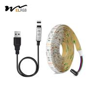China 5V USB 5050 Self Adhesive LED Strip RGB 5000mm Addressable Led Strip for sale