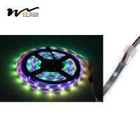 China Ws2811 Ws2813 Self Adhesive LED Strip Rgbw Ws2812B Tape Light Black White for sale