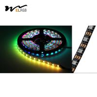 China Ws2811 Ws2813 Self Adhesive LED Strip Rgbw Ws2812B Tape Light Black White for sale