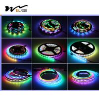China Ws2811 Ws2813 Self Adhesive LED Strip Rgbw Ws2812B Tape Light Black White for sale