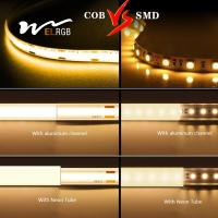 China USB 5V CCT Tunable Flexible COB LED Strip 2700K-6500K Fcob Led Strip for sale