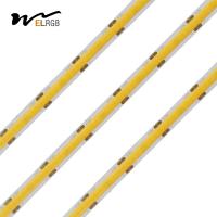 China 5mm 8mm COB Strip Light 5m Roll 5W/M LED Dimmable Light Strips for sale