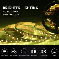 China 102 Leds Self Adhesive LED Strip 60 Pixel Self Adhesive Rope Lights for sale