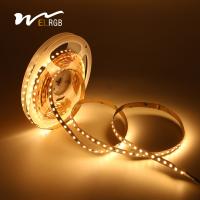 China 240LEDs 2700K Led Light Strip 2835 24V Warm White Led Strip Dimmable for sale
