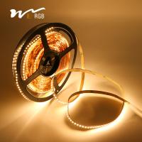 China 240LEDs 2700K Led Light Strip 2835 24V Warm White Led Strip Dimmable for sale