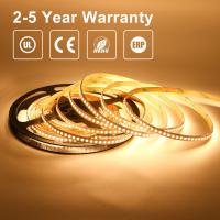 China 240LEDs 2700K Led Light Strip 2835 24V Warm White Led Strip Dimmable for sale