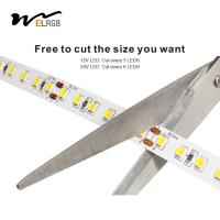 China 180leds 2835 Self Adhesive LED Strip 3000K/4000K Sticky Back Strip Lights for sale
