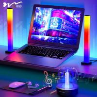 China Seven-Color Rhythm Voice Control Audio Music Rhythm Light for Ambiance E-Sports Room for sale